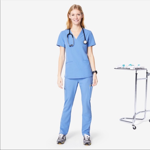 Figs | Tops | Scrub Set Ceil Blue Figs Xs | Poshmark